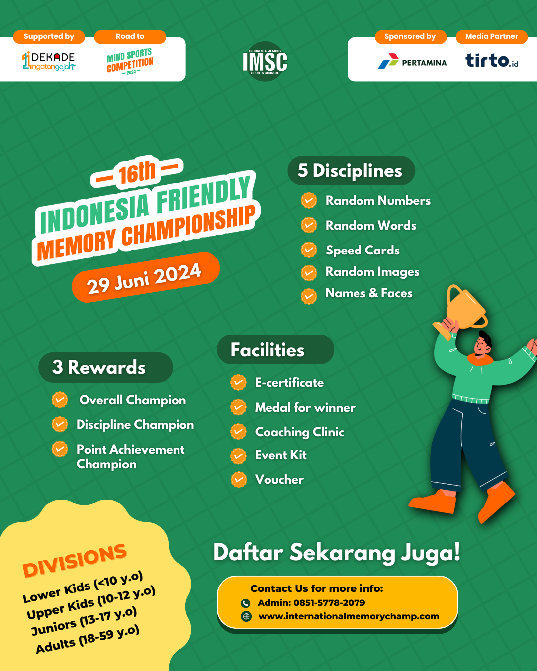 Mind Sport Competition 2025 - Indonesia Memory Sport Council