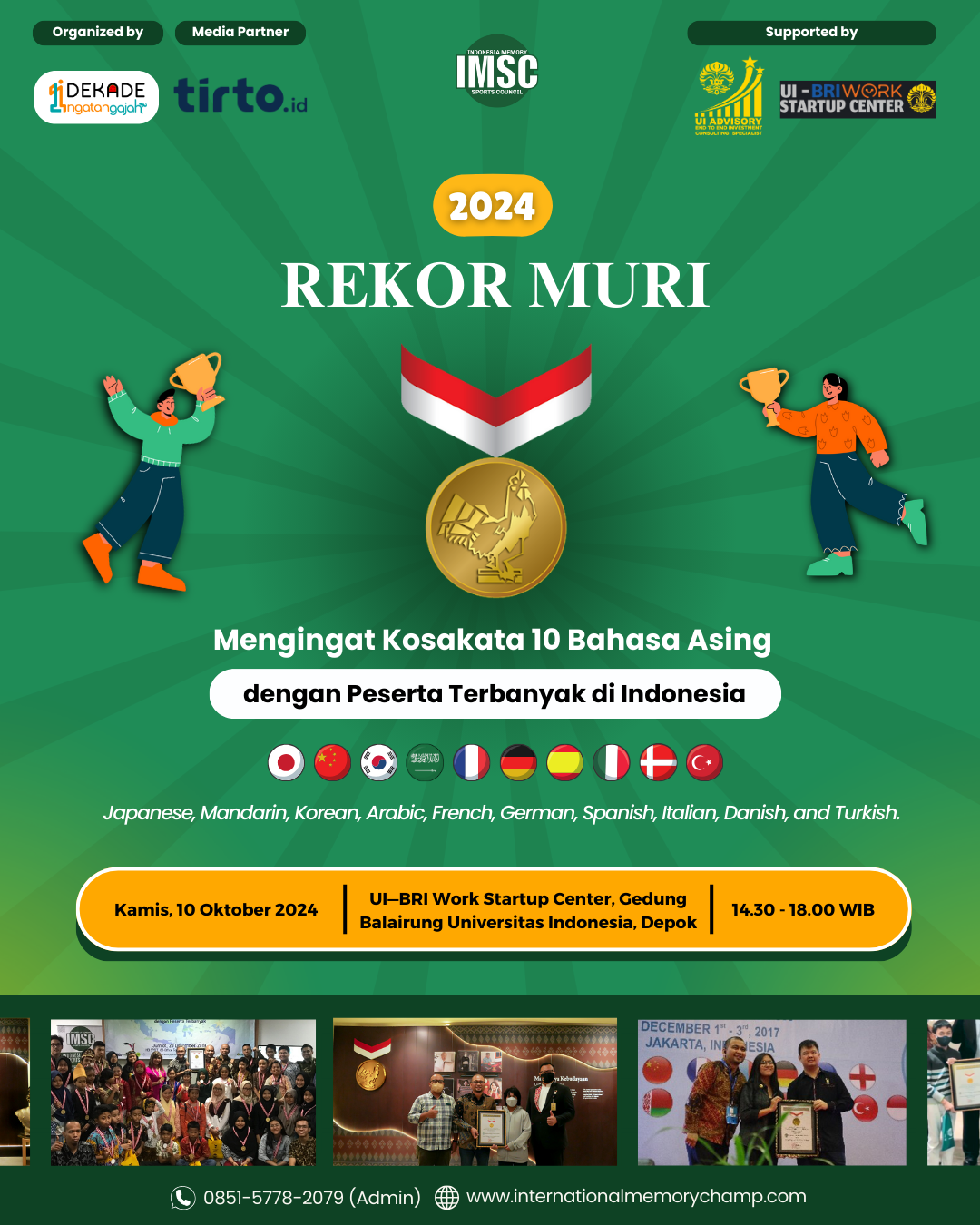 Mind Sport Competition 2025 - Indonesia Memory Sport Council