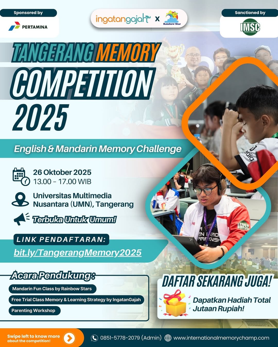 Mind Sport Competition 2025 - Indonesia Memory Sport Council